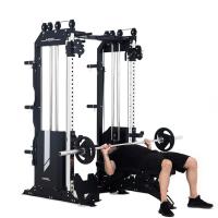 China Red Home Smith Machine for Comprehensive Training and Body Building Fitness Equipment for sale