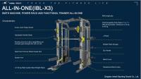 China Universal Gym Body Building Fitness Equipment Multifunctional All-In-One Smith Machine for sale