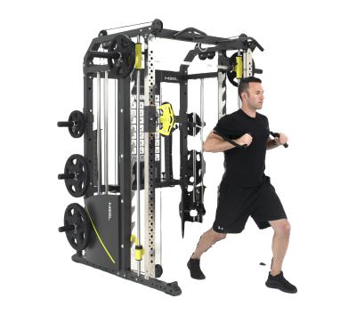 China 320 KGS Multifunction Smith Machine Squat Rack for Home Gym and Fitness Equipment for sale