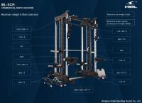 China Multi Function Integrated Gym Trainer Bodybuilding Gym Smith Machine Squat Rack Power Rack for sale