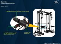 China Unisex Comprehensive Strength Training Fitness Equipment Half Rack Power Cage Home Gym Multi Functional Smith Machine Squat Rack for sale
