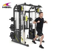 China Men's Home Gym Power Rack Functional Trainer Smith Machine Fitness Equipment with Design for sale