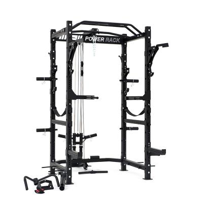 China Eco-friendly Commercial Squat Rack Fitness Power Rack Weightlifting Half Rack Gym 1050*1555*2135 for sale
