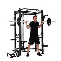 China Eco-friendly Commercial Squat Rack Fitness Power Rack Weightlifting Half Rack Gym 1050*1555*2135 for sale