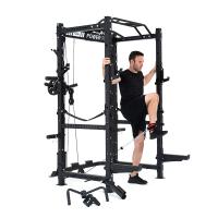 China Eco-friendly Commercial Squat Rack Fitness Power Rack Weightlifting Half Rack Gym 1050*1555*2135 for sale