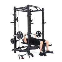 China Chinese Commercial Squat Rack Fitness Power Rack Weightlifting Half Rack for Gym for sale
