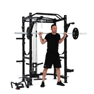 China Foldable Commercial Fitness Gym Equipment Power Half Squat Rack for Advanced Training for sale