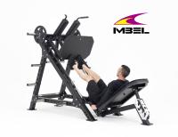 China 45 Degree Leg Press And Hack Squat 2 in 1 Gym Equipment Metal Construction for Fitness for sale