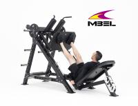 China 45 Degree Leg Press And Hack Squat 2 in 1 Gym Equipment Metal Construction for Fitness for sale