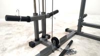 China Body Building Equipment Foldable Multifunctional Power Cage Squat Rack Smith Machine for sale