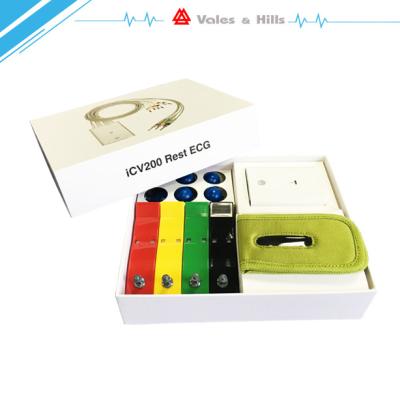 China Build-In Defibrillation Protect 12 Lead Portable ECG Machine Based On IOS System for sale