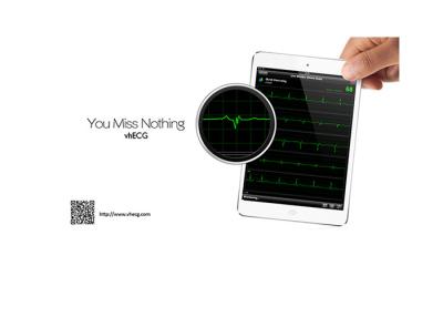 China Portable Professional 12 Channel ECG Machine CE / ISO Resting ECG For IOS for sale