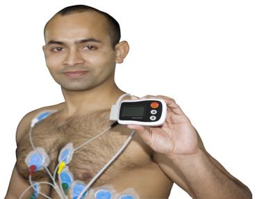 China 3 channel Digital ECG Machine Exercise Electrocardiogram ECG Dinamico Holter for sale