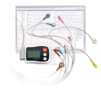 China Multichannel Ambulatory ECG Monitor , USB ECG Holter Recorder For Home for sale