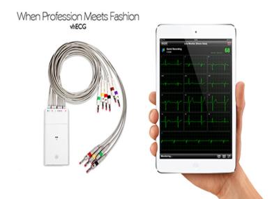 China Mobile Wireless ECG Machine Portable iPad ECG Heart Rate Monitor for sale