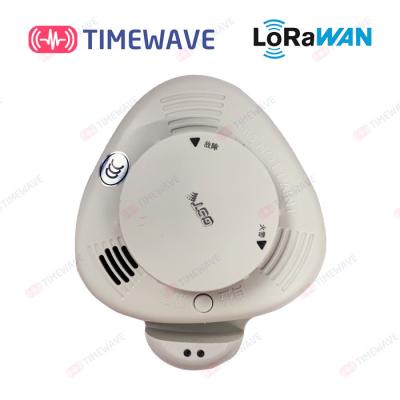 China Pedestal Wireless Smoke Detector with LoRa Technology, 60-100m² Coverage and 5-Year Battery Life for sale