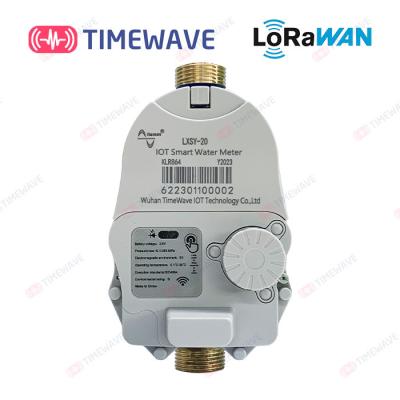 China LoRaWAN Wireless Cold Hot Water Meter with 3.6V Lithium Battery and DN15-25mm Sizes for Remote Monitoring for sale