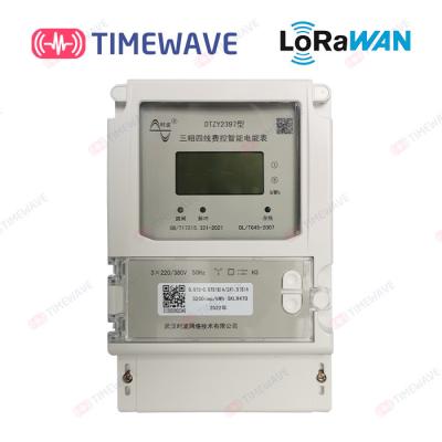 China TIMEWAVE DTZY2397 Single Phase Smart Energy Meter 100A Max Current LoRaWAN DIN Rail kWh Meter for sale