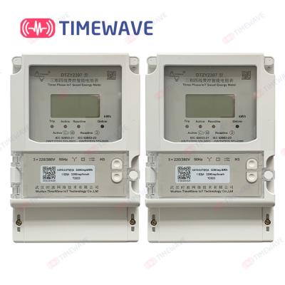 China TIMEWAVE DTZY2397 Three-Phase IoT Smart Energy Meter with LoRaWAN & RS485, 100A Max Current, -40°C to +70°C Operating Range for sale