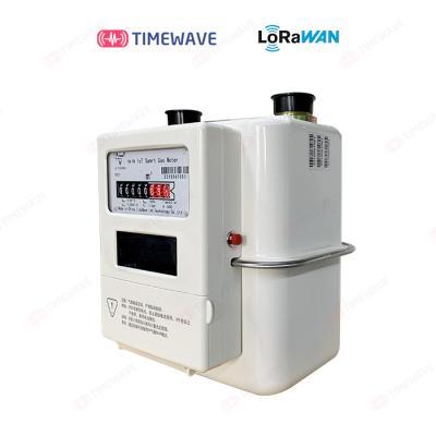 China Smart IoT Gas Meter LoRaWAN 1.6-4.0 m³/h Flow Rate with Remote Monitoring and Prepayment System for sale