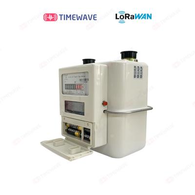 China YW-TW LoRaWAN IoT Gas Meter with 1.6-4 m³/h Flow Range, 3000m Wireless Range & Explosion-Proof Certification for sale
