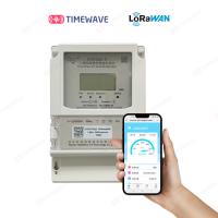 China TIMEWAVE DTZY2397 LoRaWAN Three Phase Smart Energy Meter 100A Max Current RS485 Communication for sale