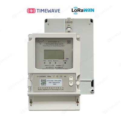 China DTZY2397 LoRaWAN Three-Phase Smart Energy Meter 100A Max Current IEC62053-21 Standard with Real-Time Monitoring for sale