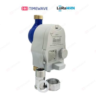 China 15/20/25mm LoRaWAN Digital Display Water Meter Horizontal / Vertical 868/915 MHz for sale