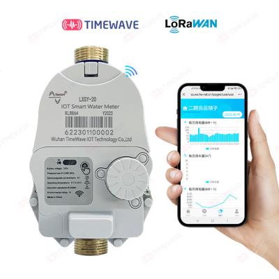 China LoRaWAN Digital Water Meter for Cold/Hot Water - 15/20/25mm Caliber, 10-Year Battery Life, Horizontal & Vertical Installation for sale