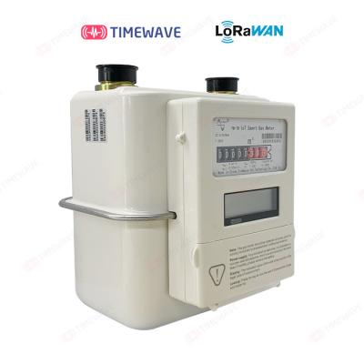 China LoRaWAN Gas Meter with Low <250Pa Pressure Loss and Data Rate 300bps-50kbps for sale
