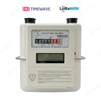 China LCD Screen LoRaWAN Gas Meter with Prepaid Function for Remote Reading and Control for sale