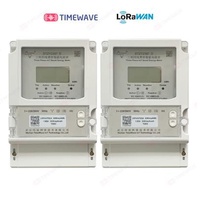China WiFi Three Phase Energy Meter with Prepaid Remote Control 100A Max Current 3×220/380V Rating for sale