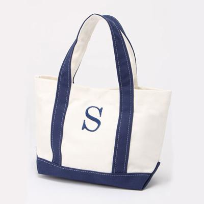 China Hot Sale Tote Monogram Canvas Bag Cotton Canvas Tote With Fast Delivery for sale