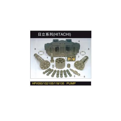 China Hitachi HPV Hydraulic Pump Parts 050 102 105 118 135 Steel Iron Copper for sale
