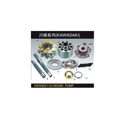 China Kawasaki K3VG Hydraulic Pump Parts 63-280cc for Excavator Maintenance Kit with 1 Year Warranty for sale