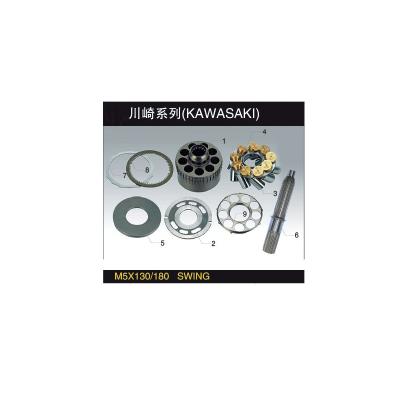 China Kawasaki M5X130 M5X180 Swing Motor Parts Complete Replacement Kit 1 Year Warranty for sale