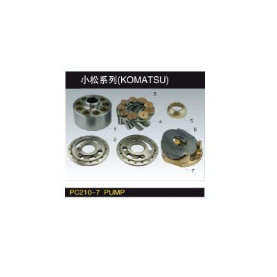 China Komatsu PC210-7 Hydraulic Pump Parts Steel Iron Copper 6 Month Warranty Engineer Support for sale