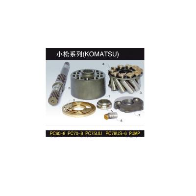 China Komatsu PC60-8 PC70-8 PC75UU Hydraulic Pump Parts 6 Month Warranty Engineer Support for sale