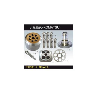 China OEM Komatsu PC600-7 Travel Motor Parts Steel Iron Copper Construction Half Year Warranty for sale