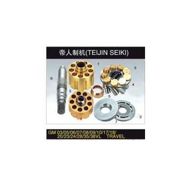 China TEIJIN SEIKI Hydraulic Pump Parts Steel Iron Copper Construction GM03 GM23 Half Year Warranty for sale