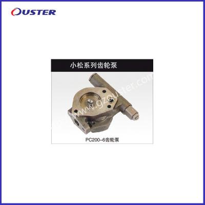 China Komatsu PC200-6 Hydraulic Gear Pump Steel Iron Copper High Efficiency 6 Month Warranty for sale