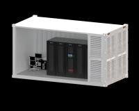 China Prefabricated Containerized Data Center with 1100kg Static Payload, Cold Rolled Steel Construction, and 20ft/40ft Standard Size for sale