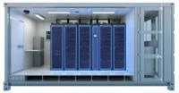 China 20ft Prefabricated Container Data Center with 16 Racks and In Row Air Conditioning for sale