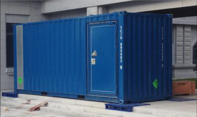 China 20ft Prefabricated Container Data Center with 16 Racks and In Row Air Conditioning for sale