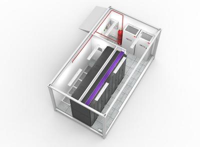 China ISO Intelligent Low PUE Prefabricated Data Center with 1100kg Static Payload and 20ft/40ft Standard Size for SME Cloud and Edge for sale