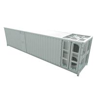 China Prefabricated Container Data Center with 1100kg Static Payload, In-row Air Conditioning, and 20ft/40ft Standard Size for sale