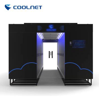 China Modular Data Center Cold Aisle Containment with 2.0mm Cold Rolled Steel and 1100kg Static Payload Featuring Smart Monitoring System for sale