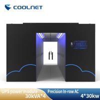China Enclosed Hot Cold Aisle Modular Data Center with Precision Air Conditioning and Modular UPS in 2.0mm Cold Rolled Steel for sale