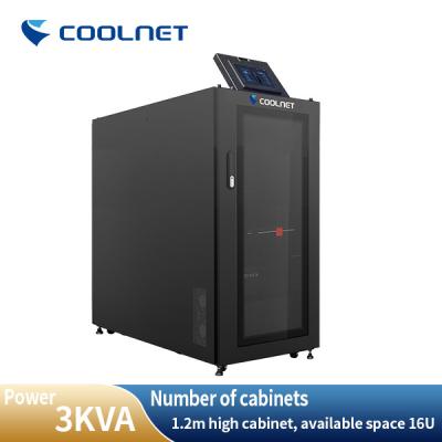 China 42U Cabinet Micro Data Center with DC Inverter Cooling and 10-inch Touch Screen Monitoring for Edge Computing for sale