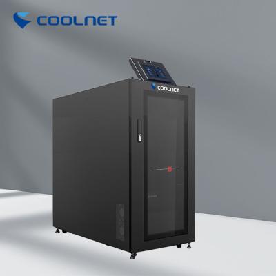 China Micro Data Center with Rack Mounted Precision Air Conditioner in Fully Enclosed 42U Standard Cabinet for sale